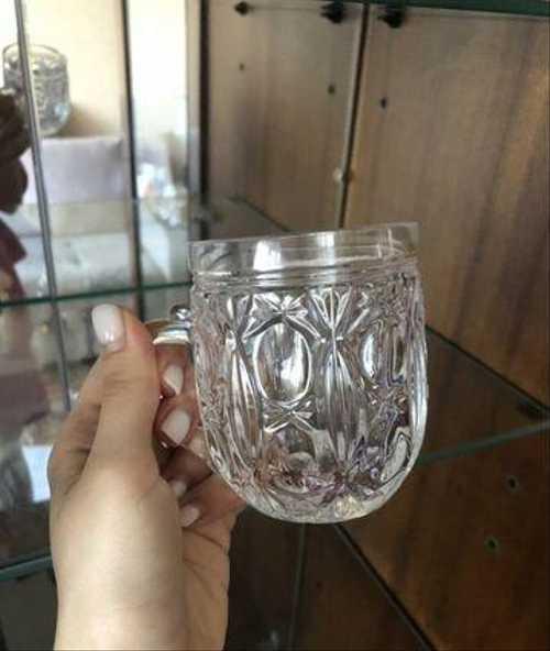 Хрустальные кружки стаканы бокалы набор