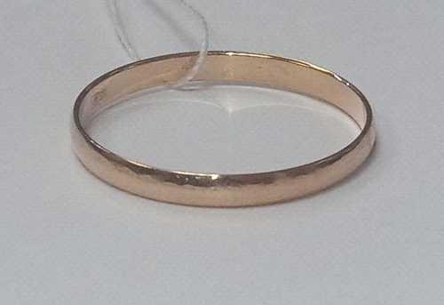 Золотое обручальное кольцо р21,5 (9180)