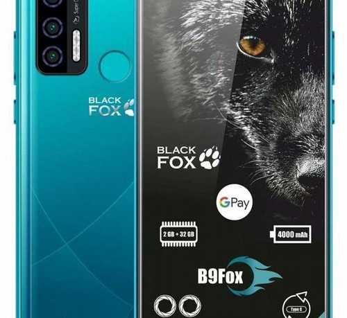Смартфон Black Fox B9Fox IPS, NFC (новый) бирюзовы