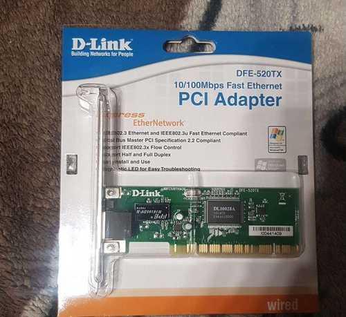 Сетевая карта pci adapter dfe-520tx