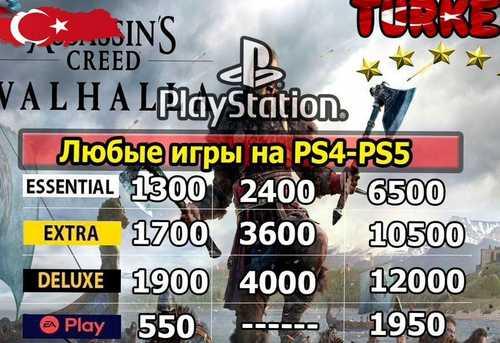 Подписка PS Plus /Турция/Украина/ dead OR alive 72