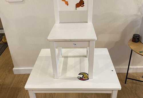 Детский стол и стул IKEA Сундвик