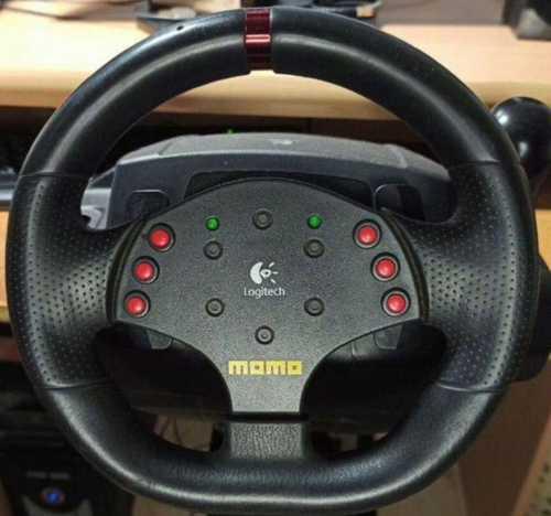 Игровой руль logitech momo racing