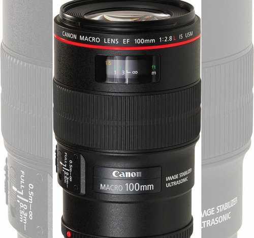 Объектив Canon EF 100mm f/2.8L Macro IS USM