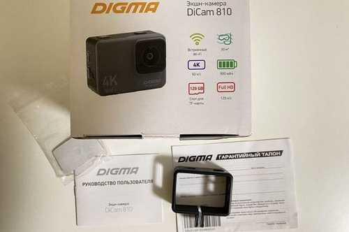 Новая экшн-камера Digma DiCam 810 с 4K и wi-fi