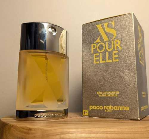 Paco Rabanne XS pour Elle EDT 100 мл винтаж спрей