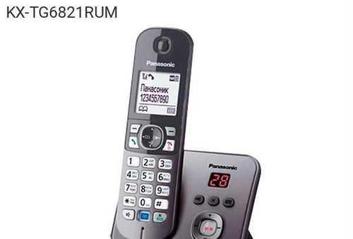 Dect-телефон Panasonic KX-tg6821ru Автоответчик Се