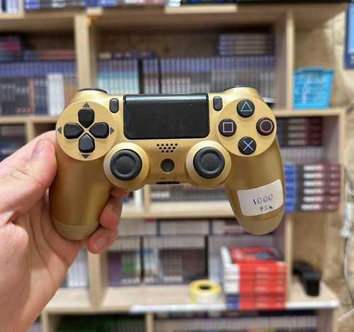 Джойстик копия золотой ps4 dualshock