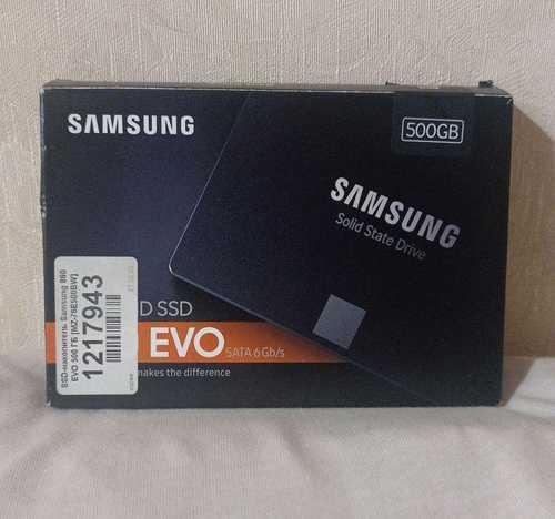 SSD-накопитель Samsung 860 EVO 500гб