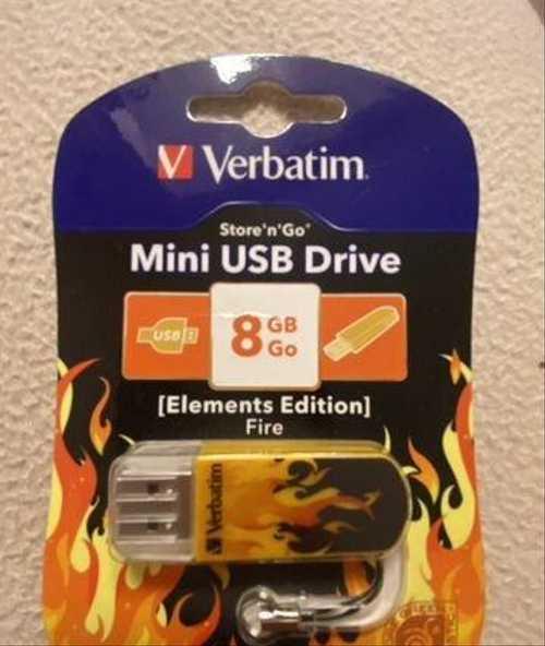 Флешка Verbatim Store 'n' Go Mini USB Drive 8 гб