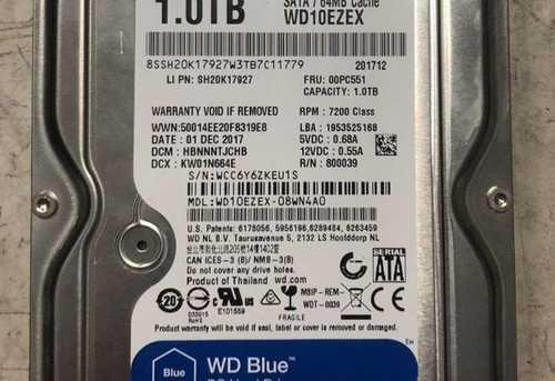 Жесткий диск WD Blue 1Tb 64mb cache