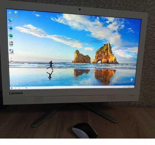 Моноблок lenovo 23" IPS \4ядра\6Гб DDR4 \SSD 256Гб