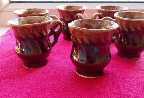 Набор кофейный чайный керамический чашки