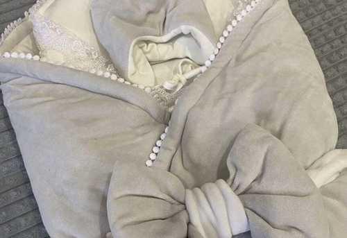 Конверт-одеяло на выписку малыша