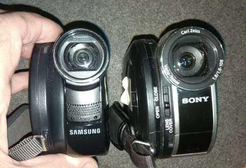 Видеокамеры Sony Samsung. кассеты dv 60, Hi8, vhsc