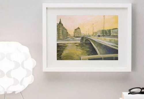 Картина "Большой Москворецкий мост"
