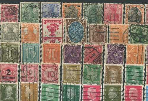 Германия. Почтовые марки начала 20 века