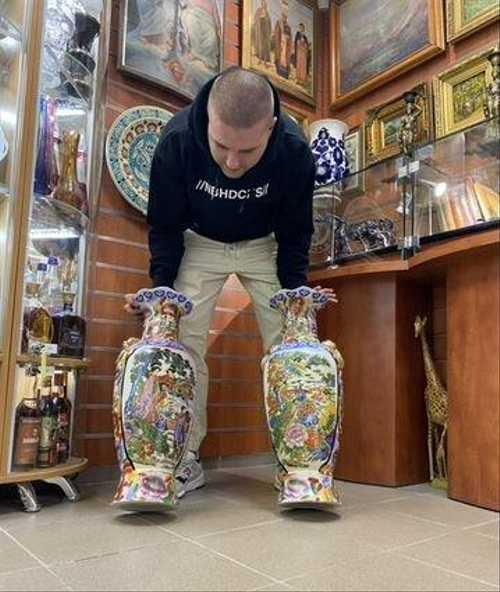 Старые Китайский вазы большие