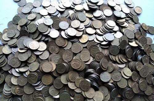 Монеты 10 копеек 2006-2013 С-П пакет 100 штук