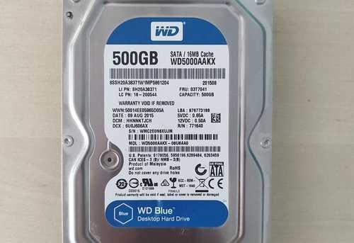 Жесткий диск WD 500 Gb