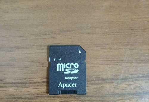 Карта памяти MicroSD адаптер