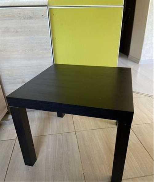 Журнальный столик IKEA лакк черный