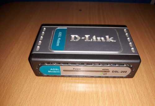 Модем D-Link DSL-200