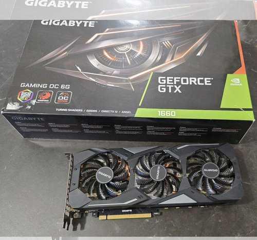 Видеокарта gigabyte GeForce GTX 1660 gaming oc