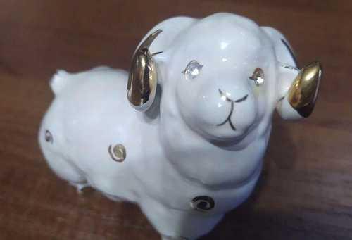 Статуэтка фигурка барашек овца овен фарфор