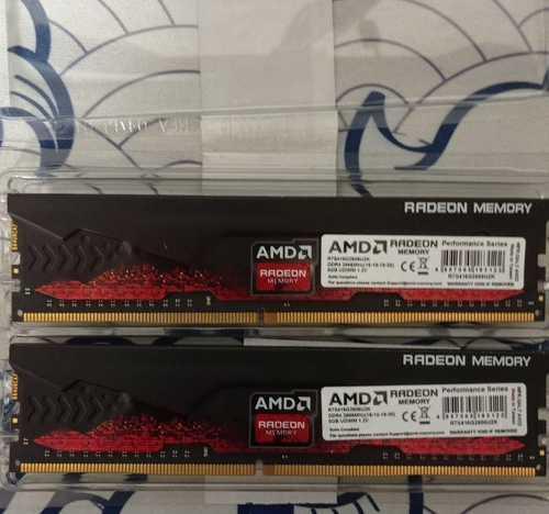 Оперативная память Radeon Memory ddr4 16gb 2666