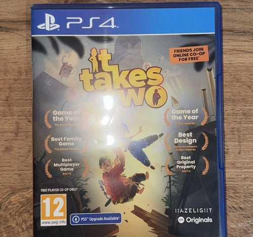 It takes two ps4 диск