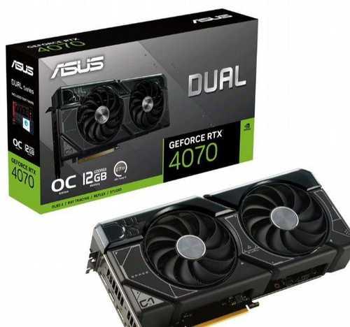 Новая RTX 4070 Asus Dual 12Gb