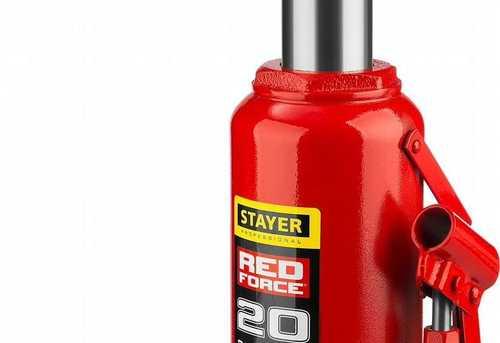 Stayer RED force 20т 242-452мм домкрат бутылочный