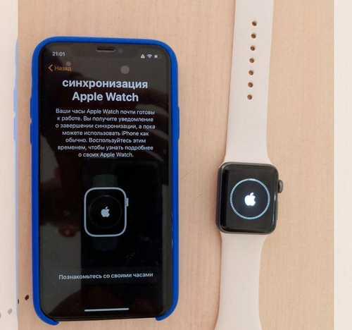 Часы apple watch 3 38 mm бу