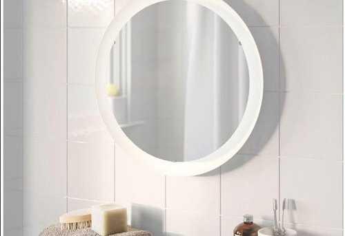 Зеркало IKEA круглое с подсветкой storjorm