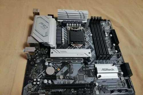 Комплект i7 11700f + Asrock b560m pro4 гарантия