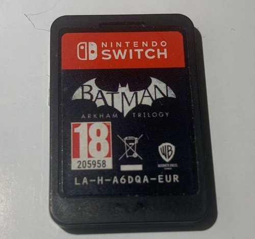 Nintendo switch игра Batman trilogy