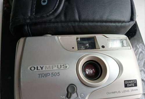 Фотоаппарат пленочный компакт olympus trip