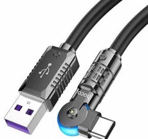 Кабель Type-C - USB hoco Triumph U118, 1.2м, 5,0А