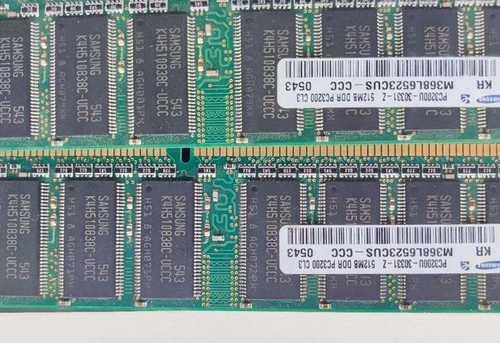 Оперативная память samsung DDR PC3200 1 Гб