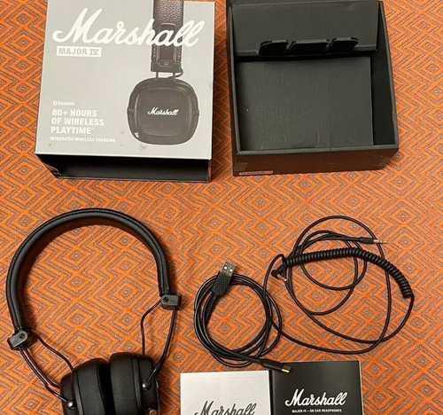 Наушники marshall major 4. оригинальные черные