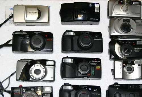Фотоаппараты пленочные Olympus,Yashica,Canon,Fuji