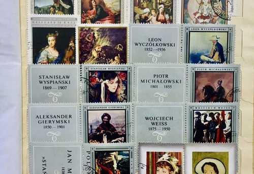 Коллекция почтовых марок Живопись