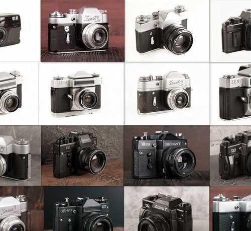 Коллекция пленочных фотоаппаратов СССР