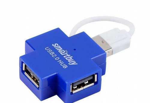 USB Hub Smartbuy (sbha-6900-B) 4 порта Blue