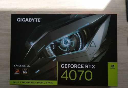Видеокарта Geforce RTX 4070 Eagle