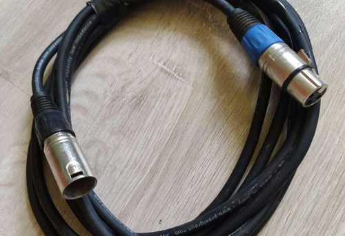 Аудио кабель XLR для микрофона