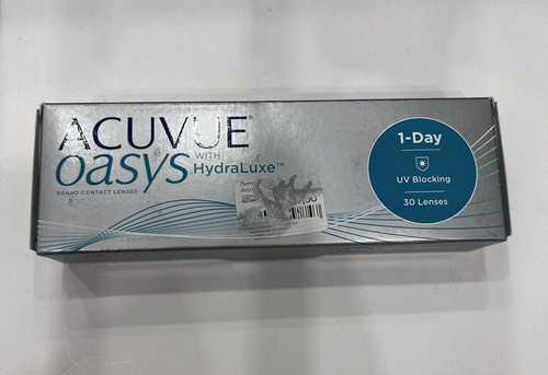 Линзы acuvue oasys hydraluxe 1 day