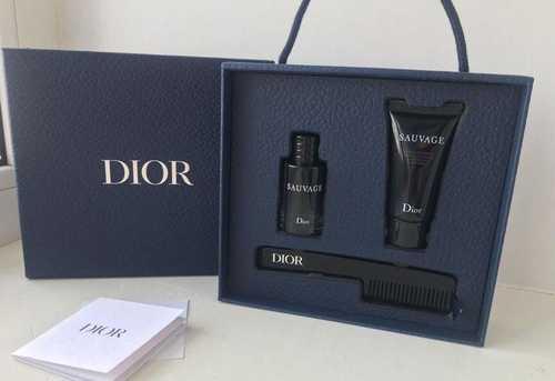 Dior sauvage парфюмерный набор мужской