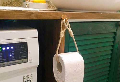 Держатель для туалетной бумаги из джута